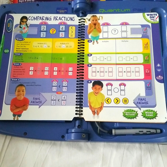 Leapfrog | Toys | Quantum Pad By Leapfrog Bundle 35grade Battery ...